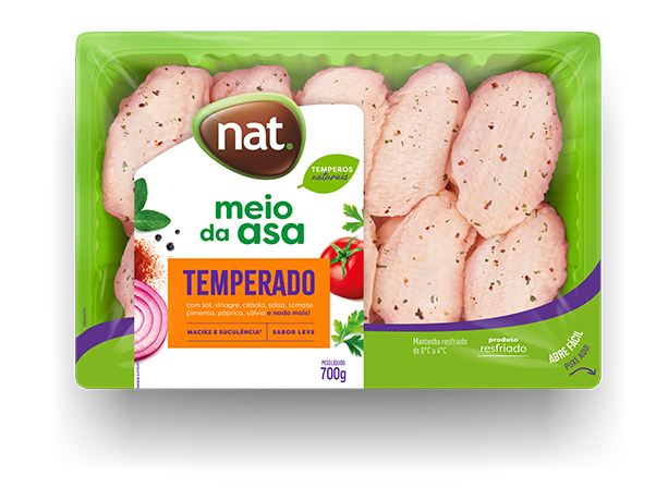 Meio da Asa Temperada - Nat